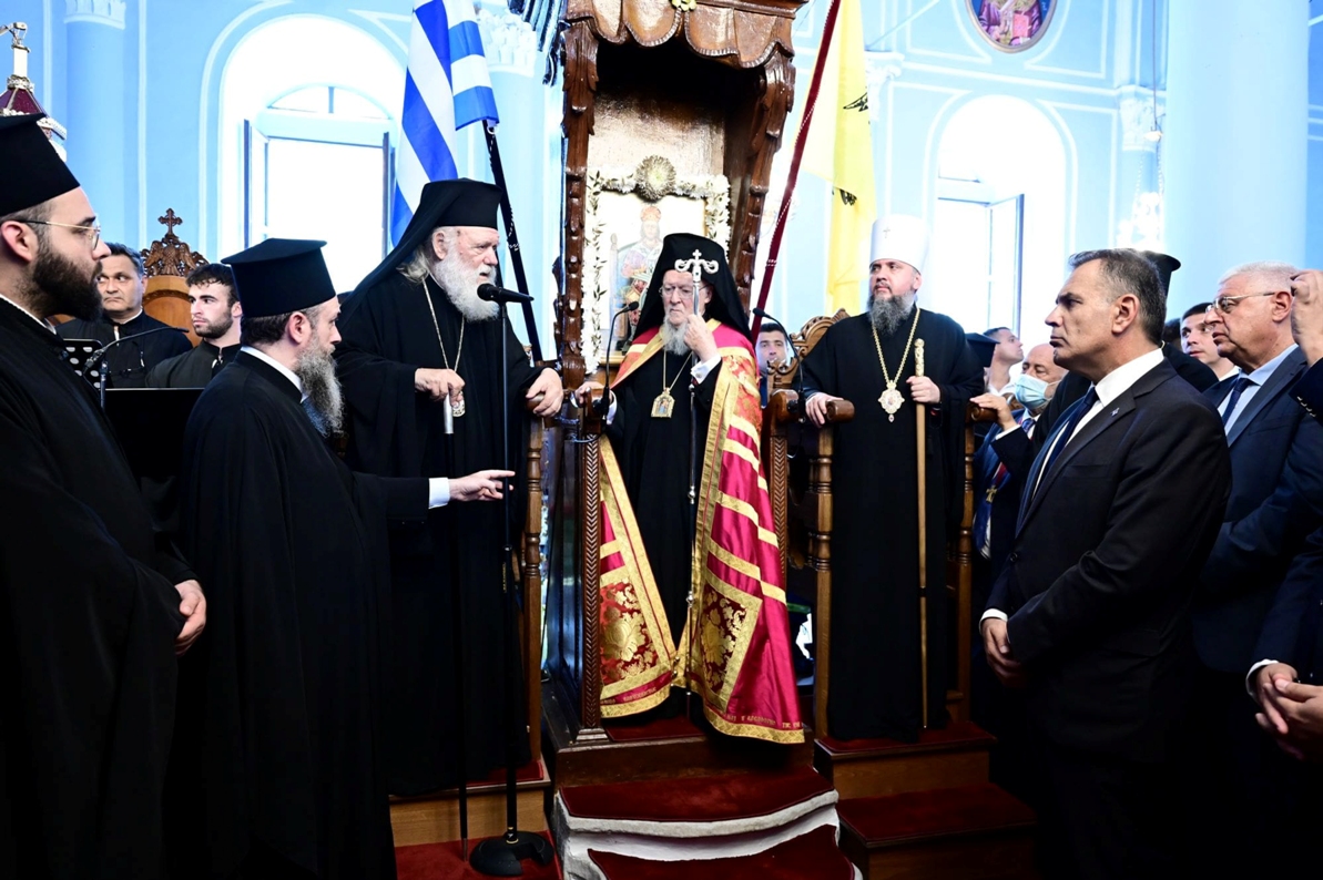 Παναγιωτόπουλος και Βαρθολομαίος γιορτάζουν τη «Σύναξη των εν Θάσω ...