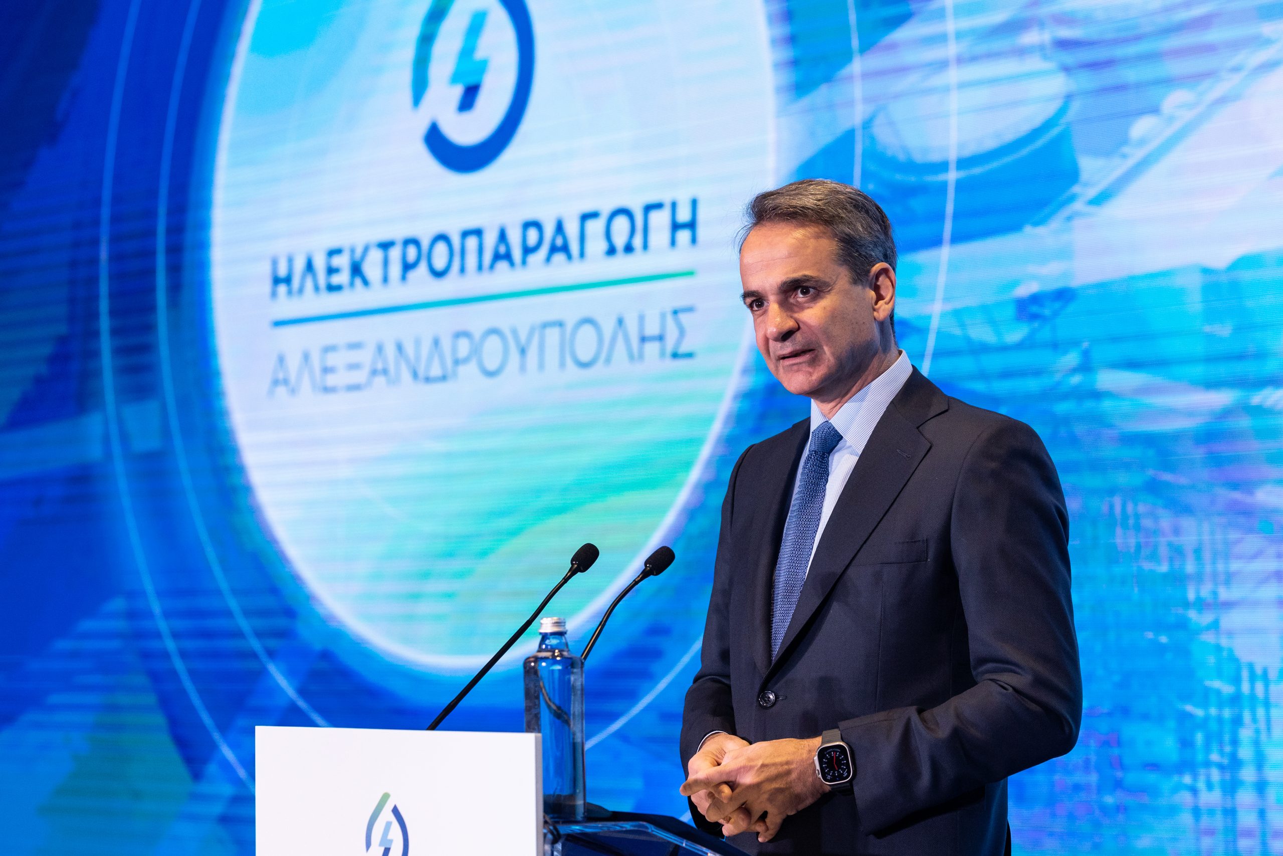 Εναρκτήριο λάκτισμα Μητσοτάκη για τη μονάδα ηλεκτροπαραγωγής ...