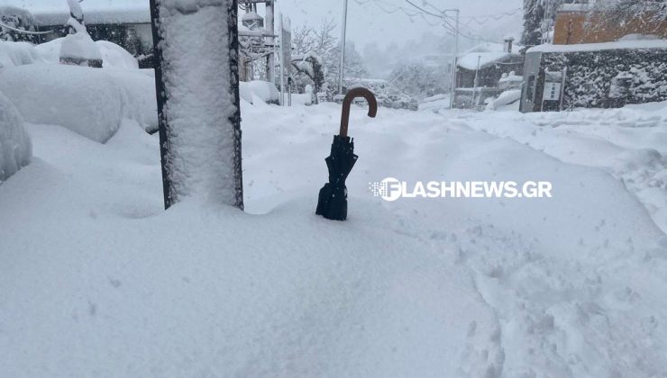 Ο χιονιάς «έθαψε» και τα Χανιά (ΦΩΤΟ) - Paraskhnio.gr