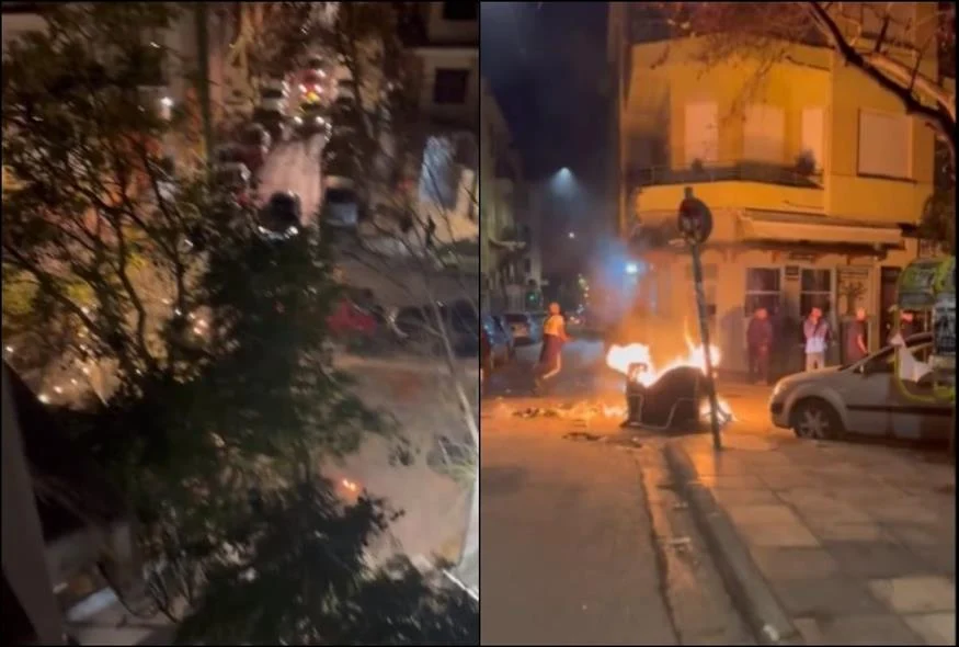 Επίθεση με πέτρες και μολότοφ σε διμοιρία των ΜΑΤ στα Εξάρχεια ...